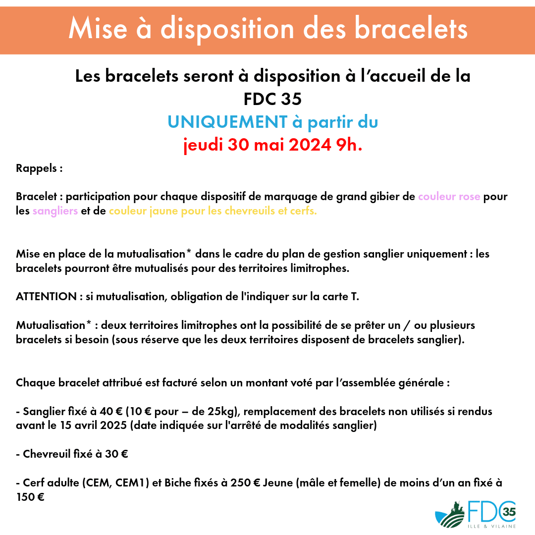 Informations saison 2024-2025 - FDC 35